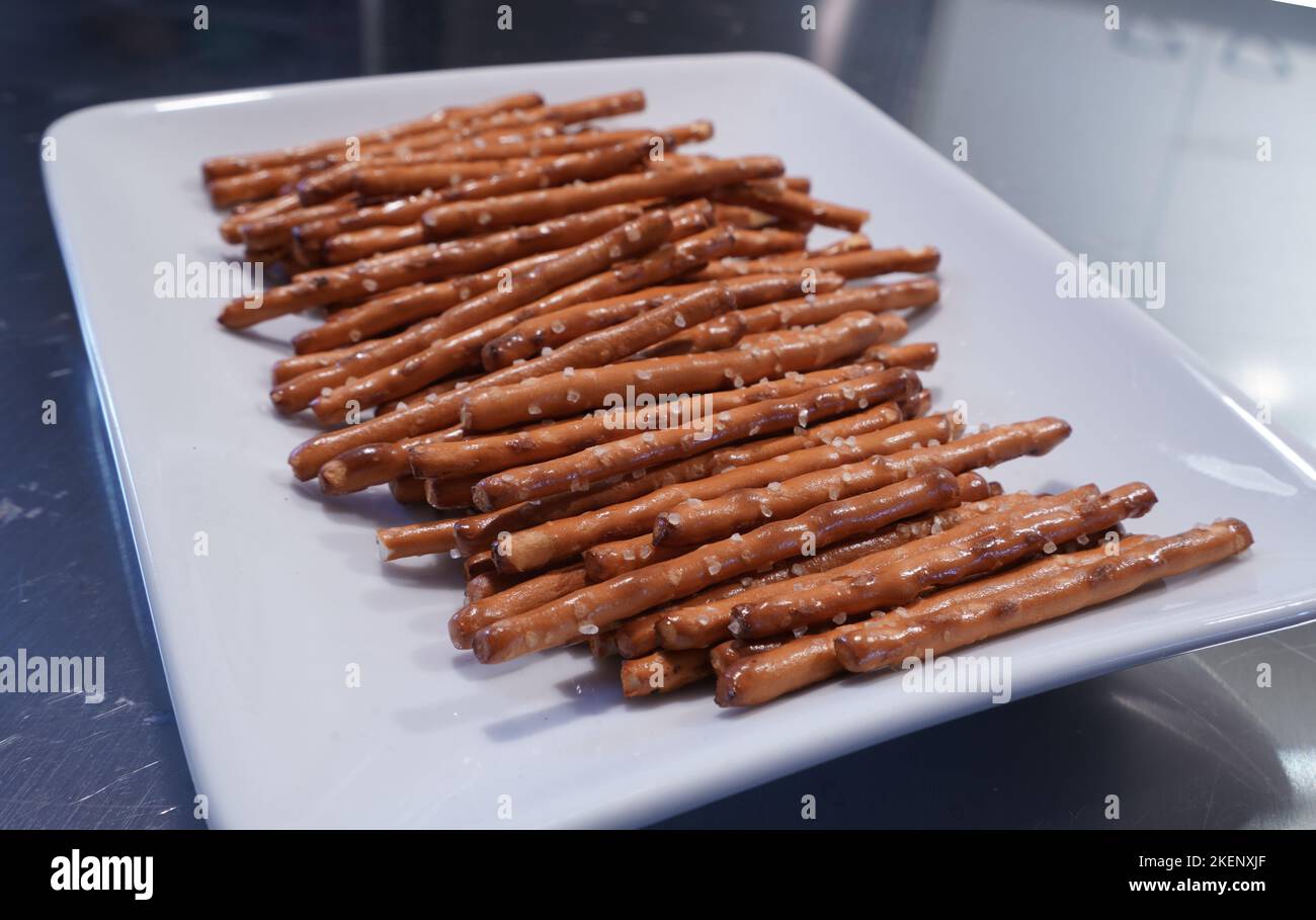 Crunchy salty pretzels hi-res stock photography and images - Alamy