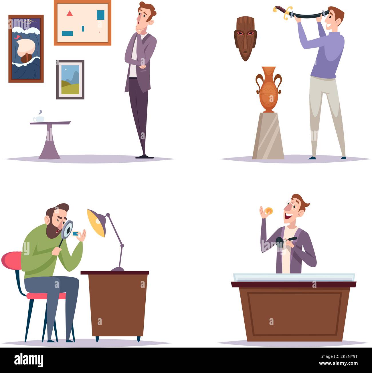 Collectibles hobby. Car stamps stickers figurines coins different ...