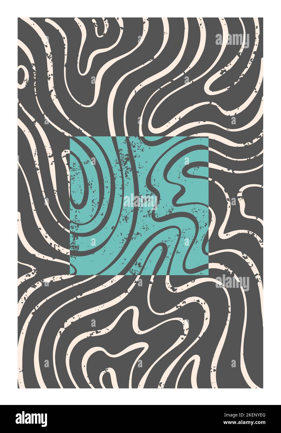 Poster with abstract geometric patterns Stock Vector Image & Art - Alamy