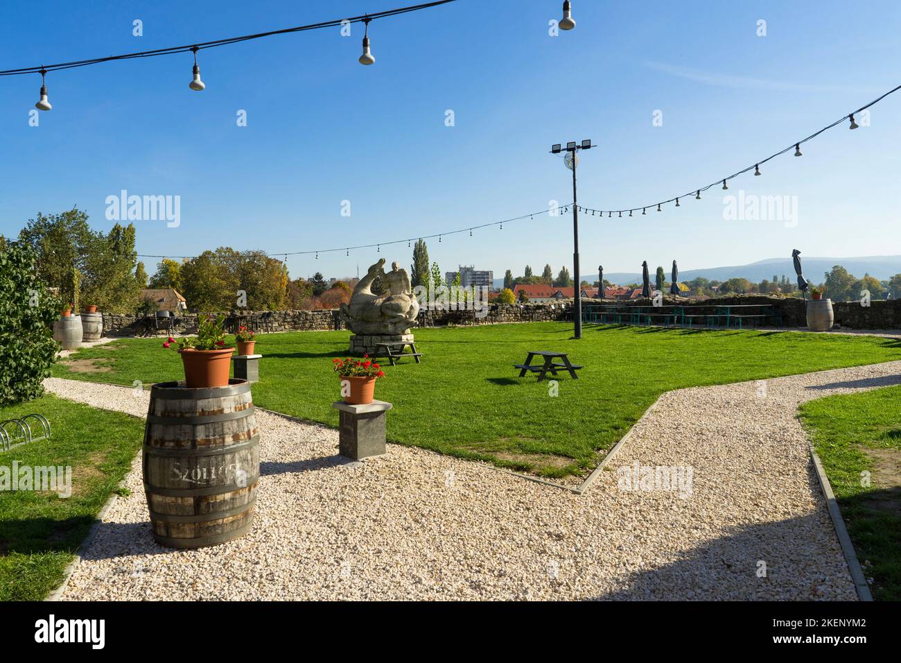 Tata Hungary - 10.09:2022, Nice park in the town Stock Photo - Alamy