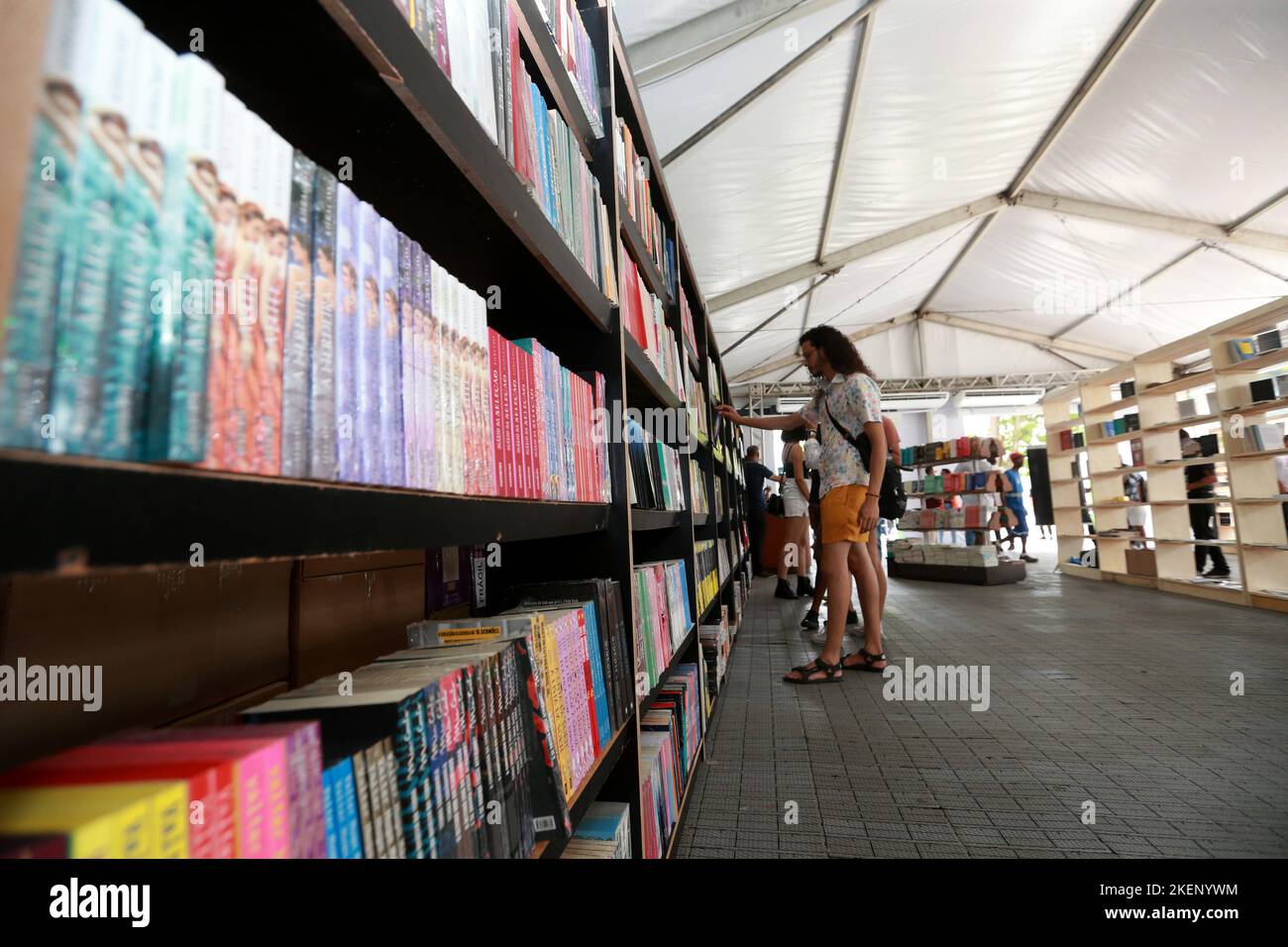 cachoeira, bahia, brazil - november 5, 2022: people visit the Cachoeira ...