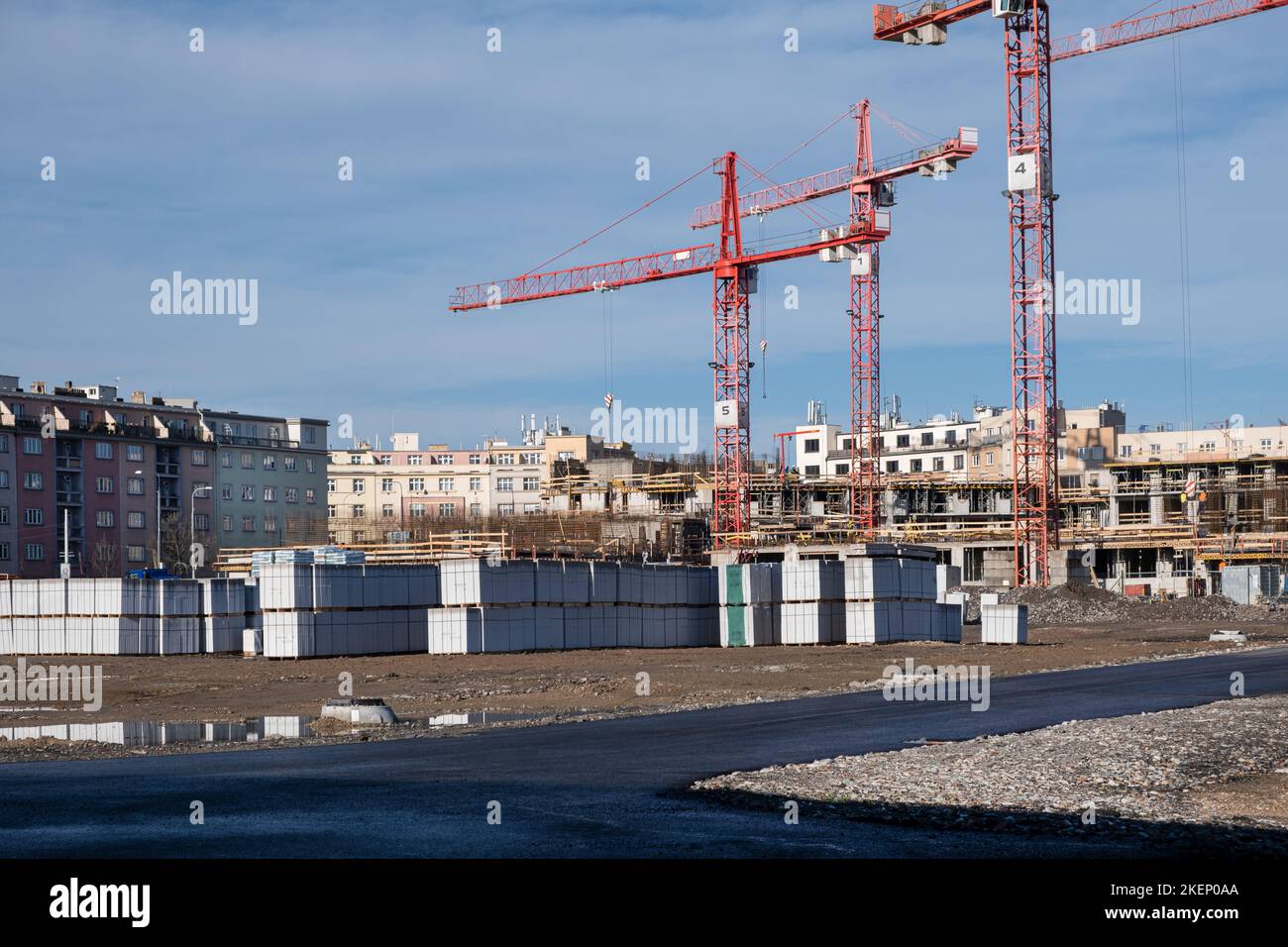 Development, new construction in Prague, new apartment buildings ...