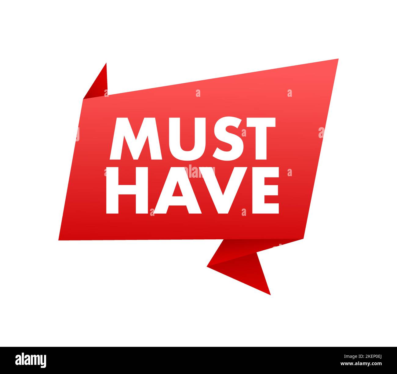 Must have sign, label. Vector stock illustration Stock Vector Image ...
