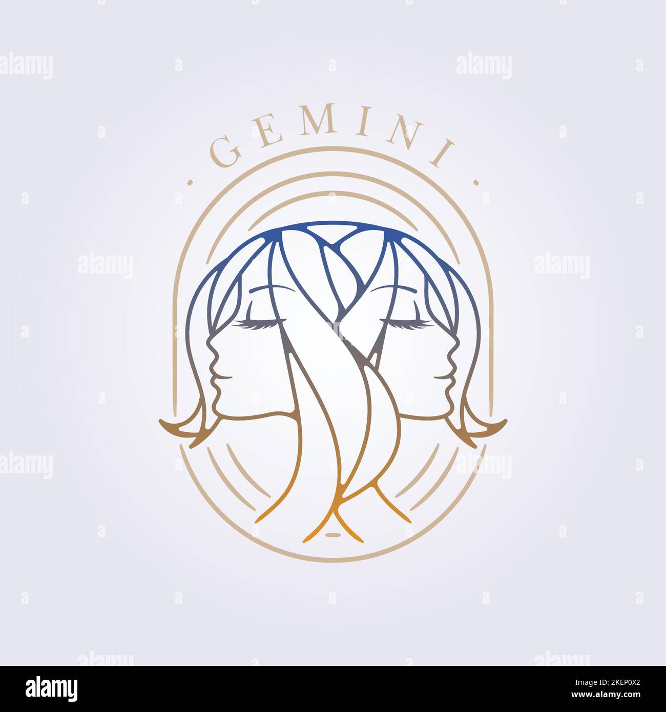 A vector illustration of a Gemini icon Stock Vector Image & Art - Alamy