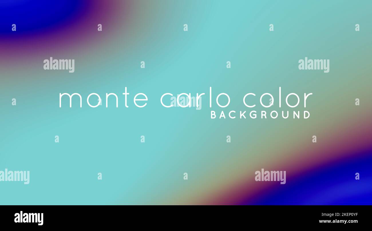 Abstract simple blurred monte carlo green background with gradient ...