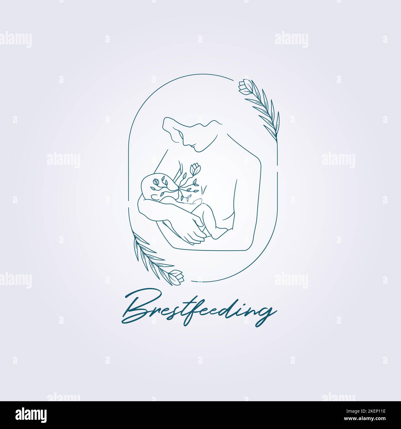 A vector illustration of breastfeeding Stock Vector Image & Art - Alamy