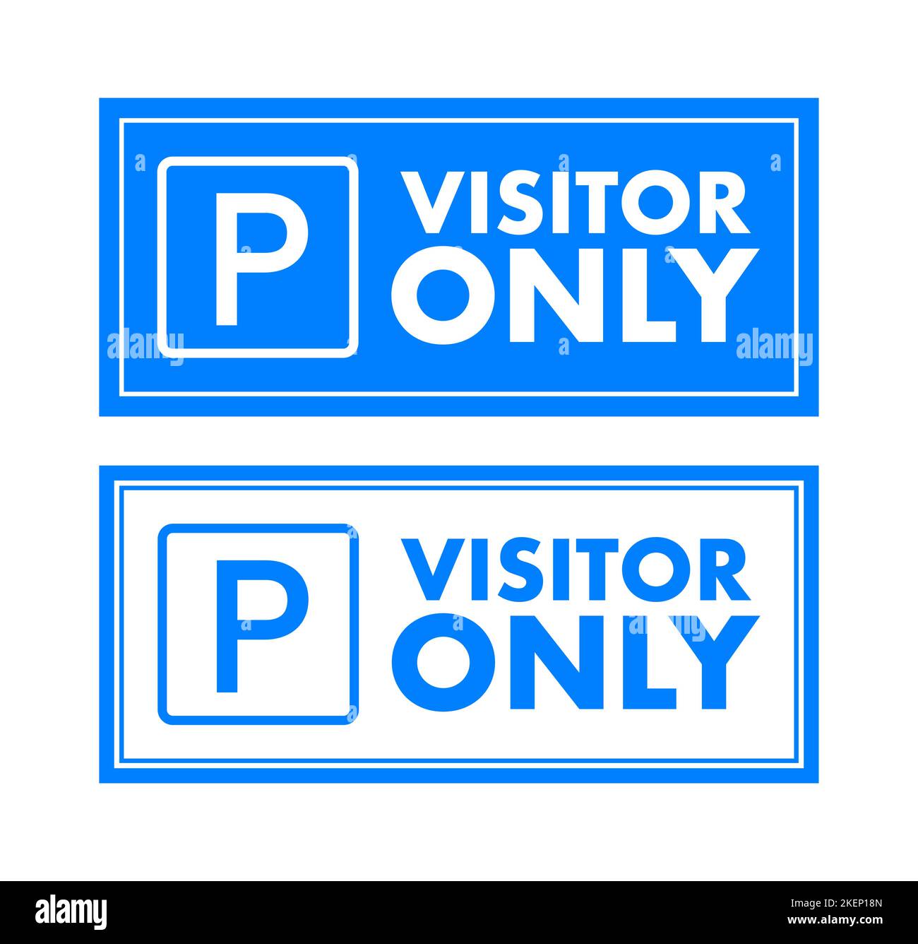 Visitors only sign Cut Out Stock Images & Pictures - Alamy