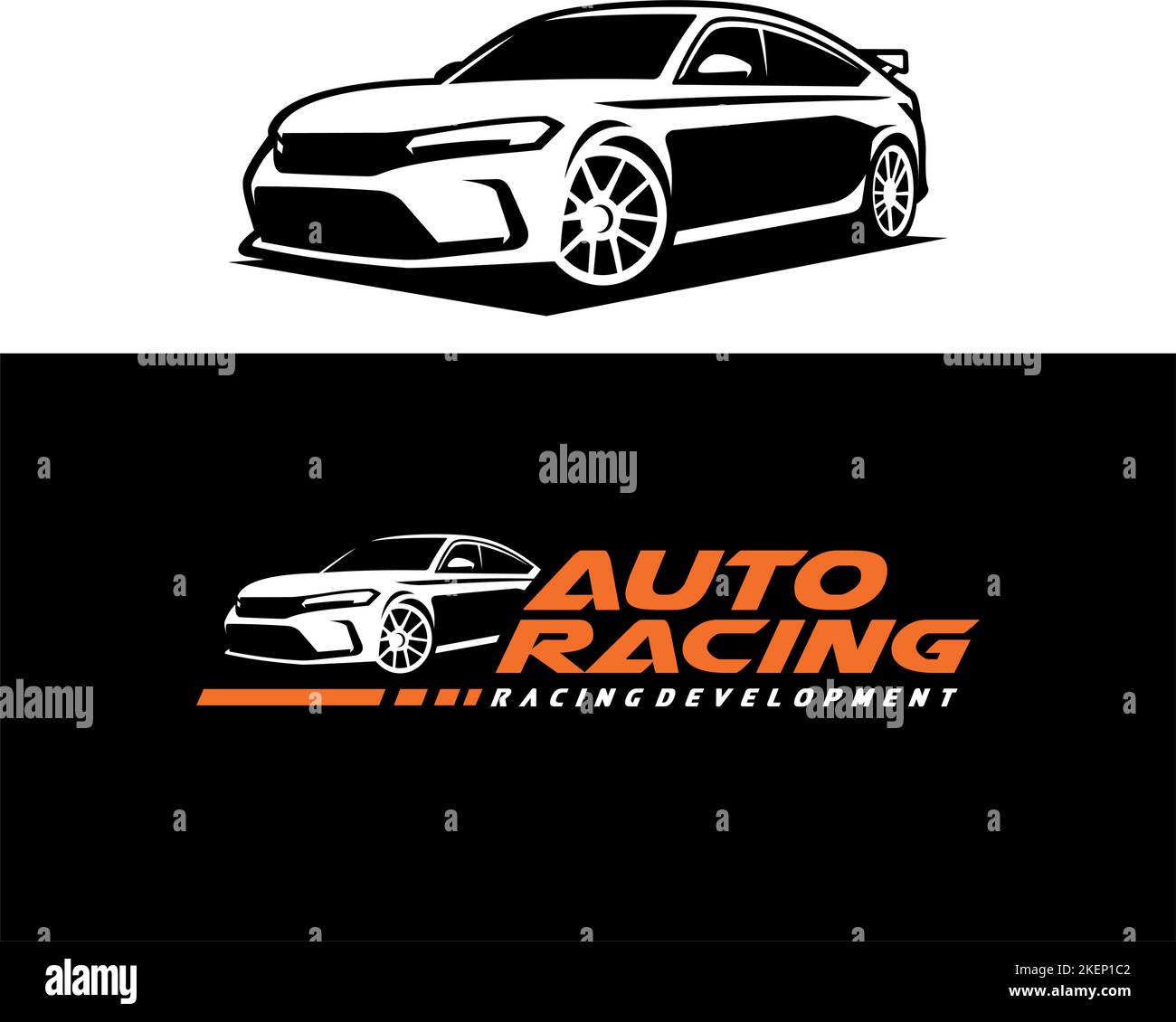 An auto racing car logo design Stock Vector Image & Art - Alamy