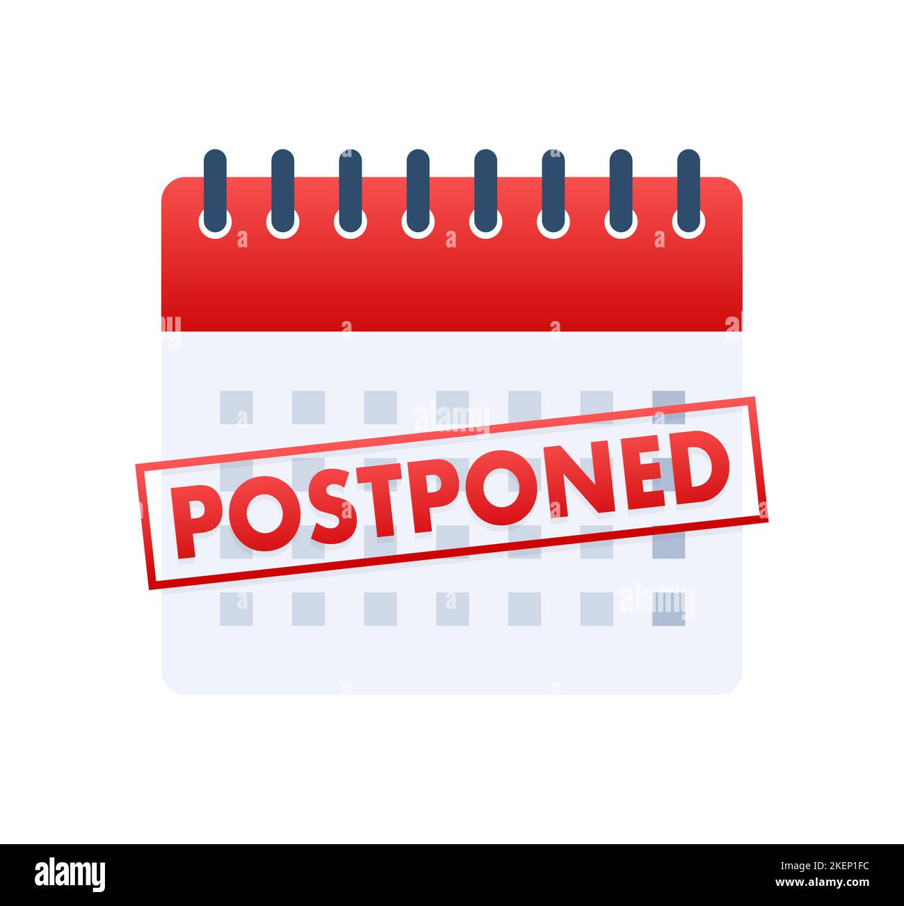 Postponed Cut Out Stock Images & Pictures - Alamy