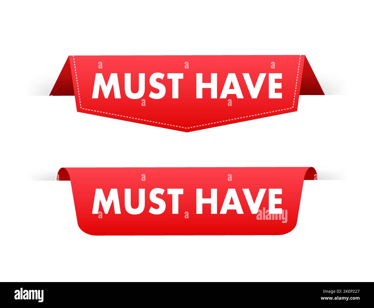 Must have sign, label. Vector stock illustration Stock Vector Image ...