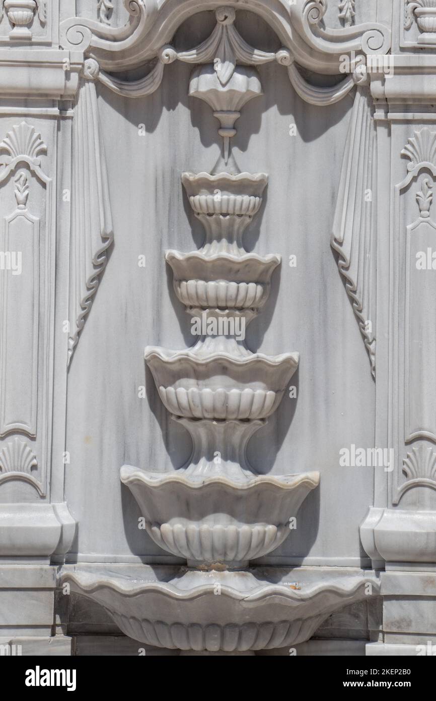 Ottoman marble carving art in detail Stock Photo - Alamy