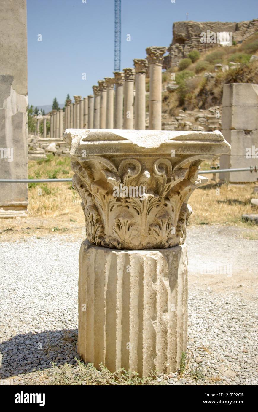 Ruins of the Ancient city of Ephesus in Turkey Stock Photo - Alamy