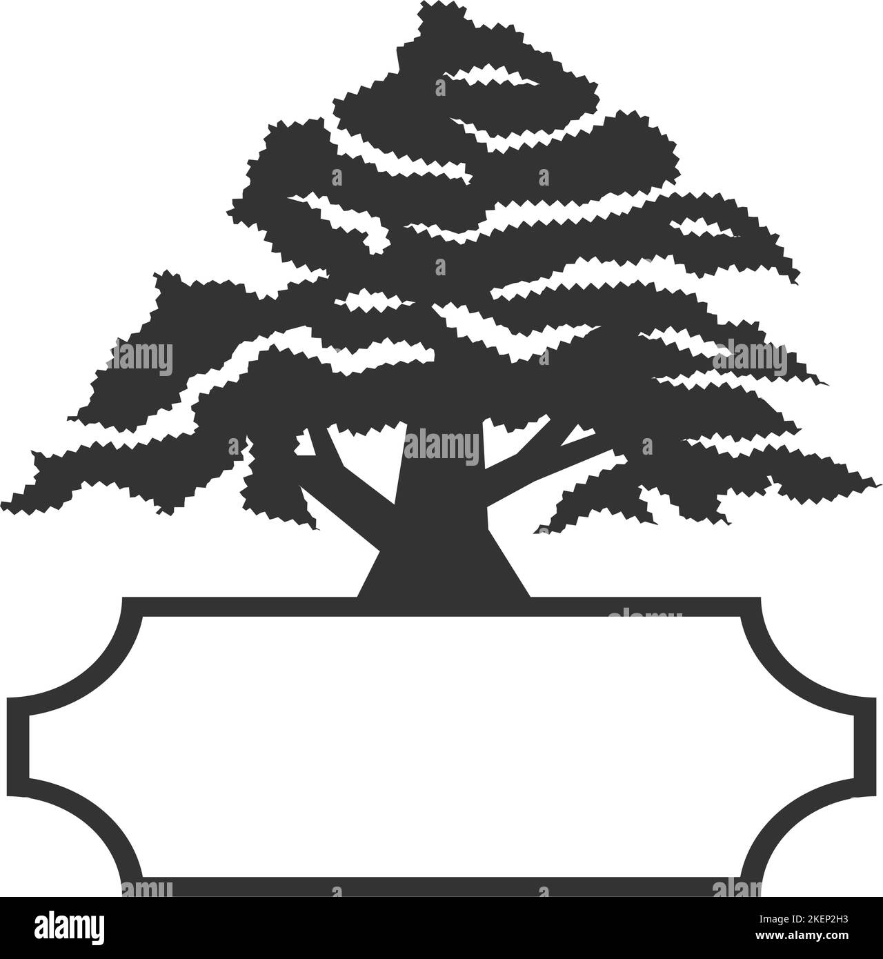 oak tree logo Icon Illustration Brand Identity Stock Vector Image & Art ...