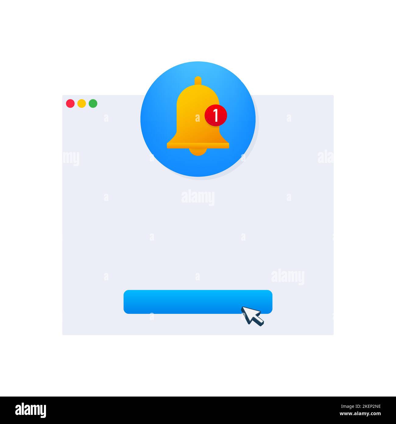 Template with reminder. Calendar deadline. Alert message Stock Vector ...