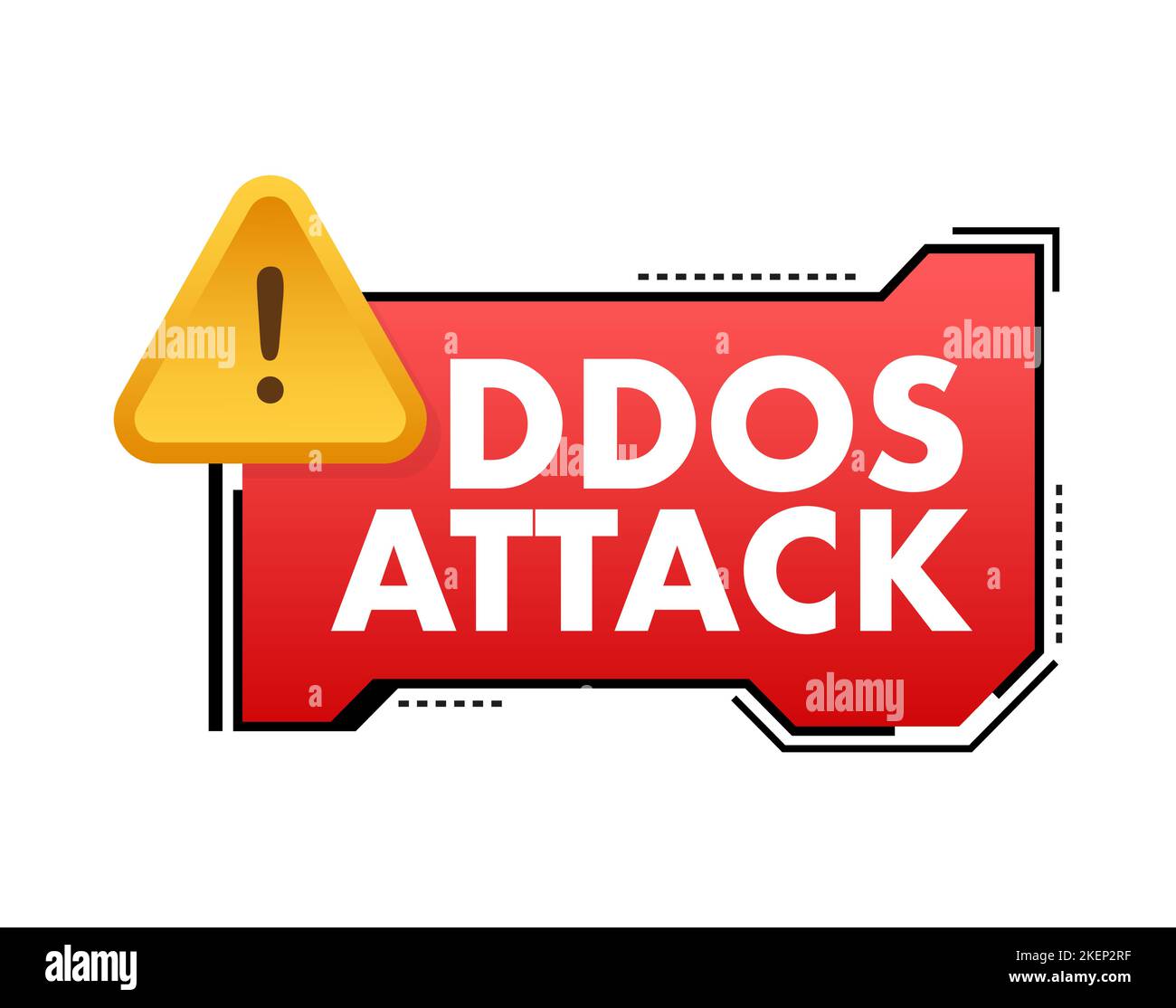 DDOS attack, hacker bomb. Denial of Service. Vector stock illustration ...