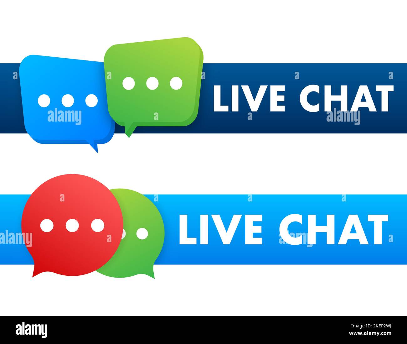live chat. Support service. Live communication. Vector stock ...