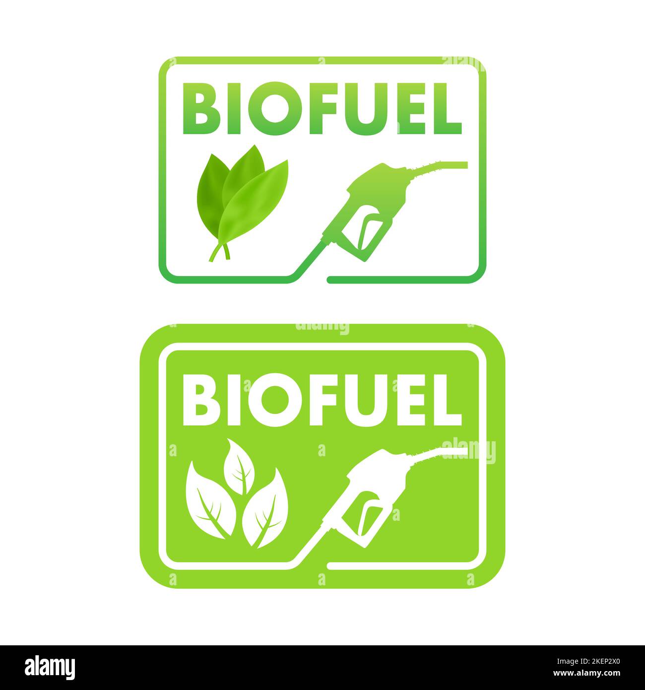 Biofuel Gas Station. Eco Petrol. Vector stock illustration Stock Vector ...
