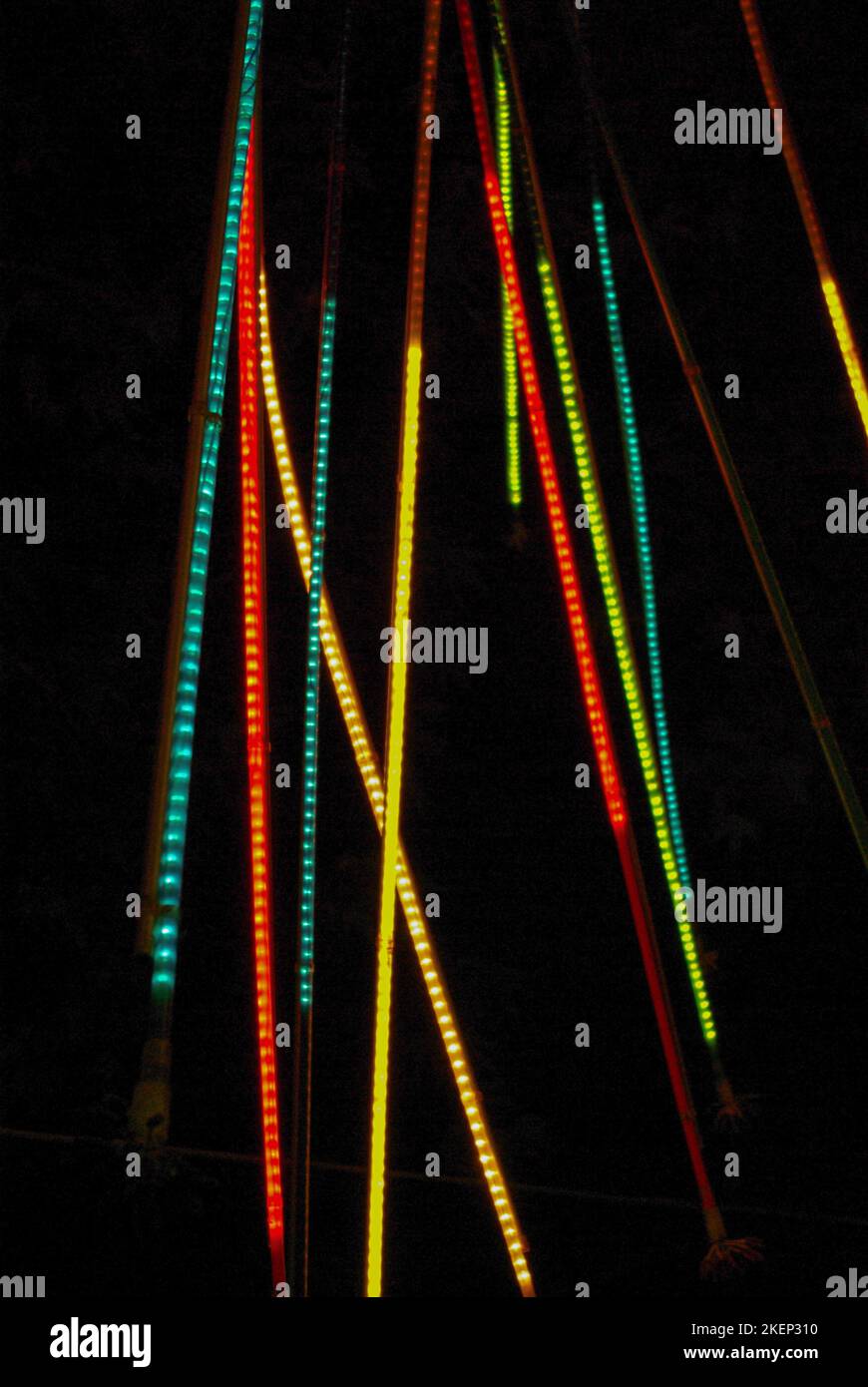 Glowing lights on a late dark night Stock Photo - Alamy