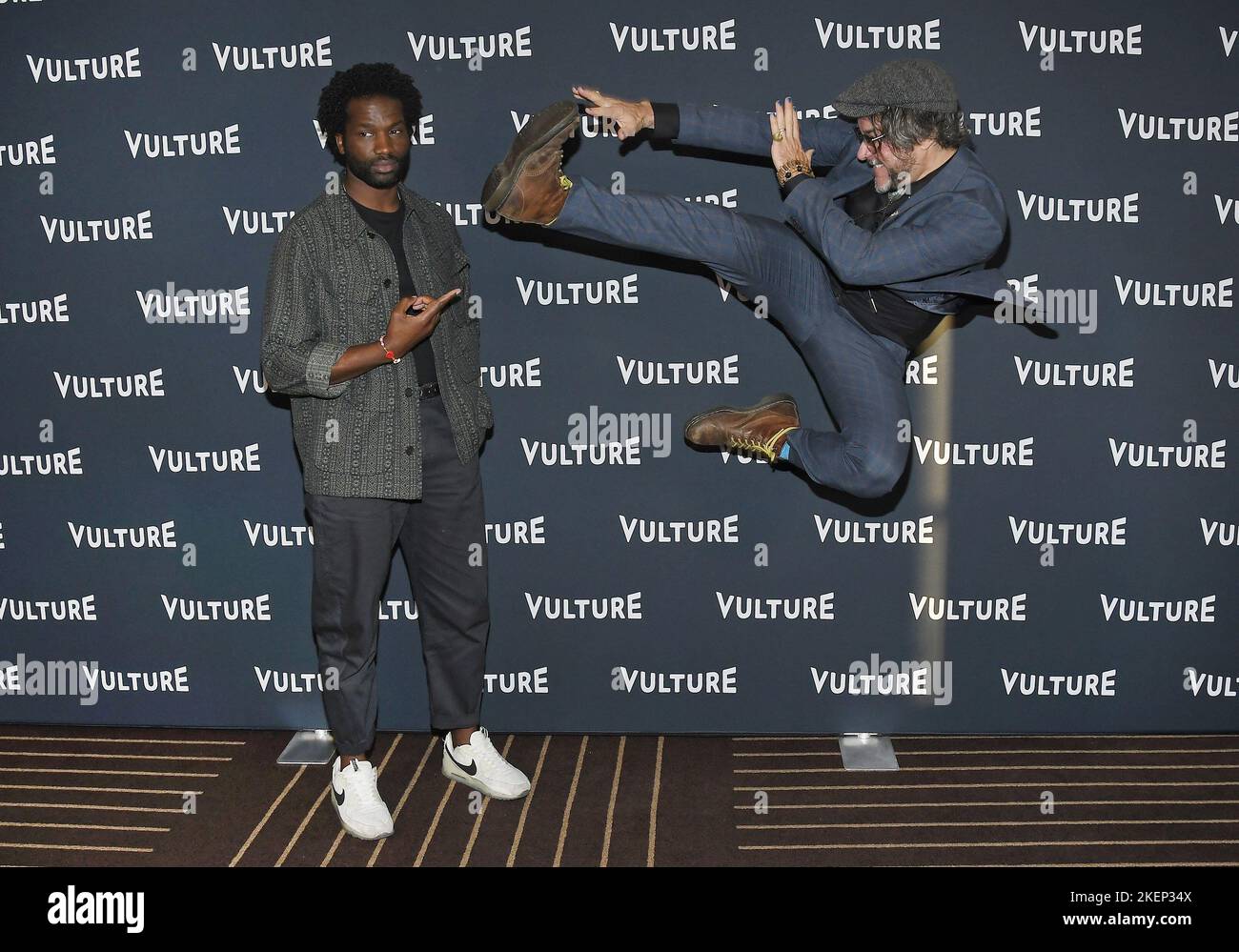 (L-R) Sope Dirisu and Director Corin Hardy arrives at the Vulture ...
