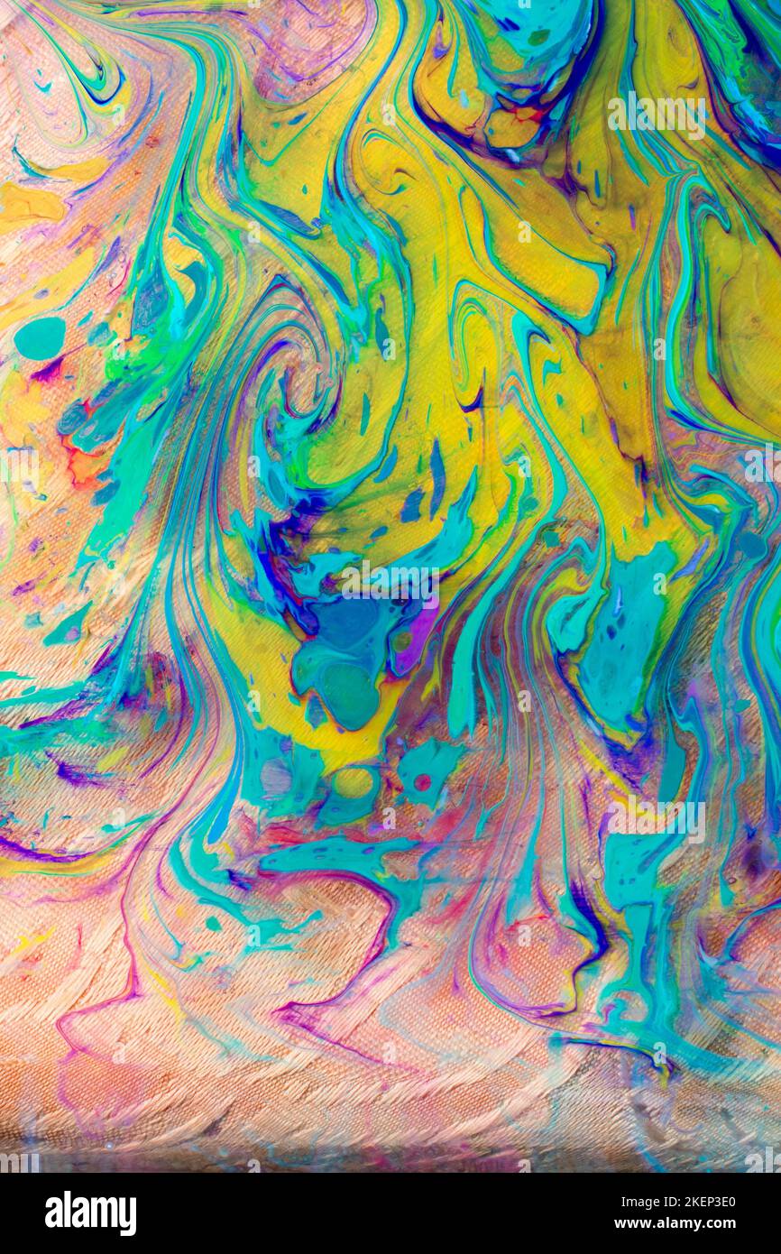 Traditional marbling artwork patterns as colorful abstract background ...