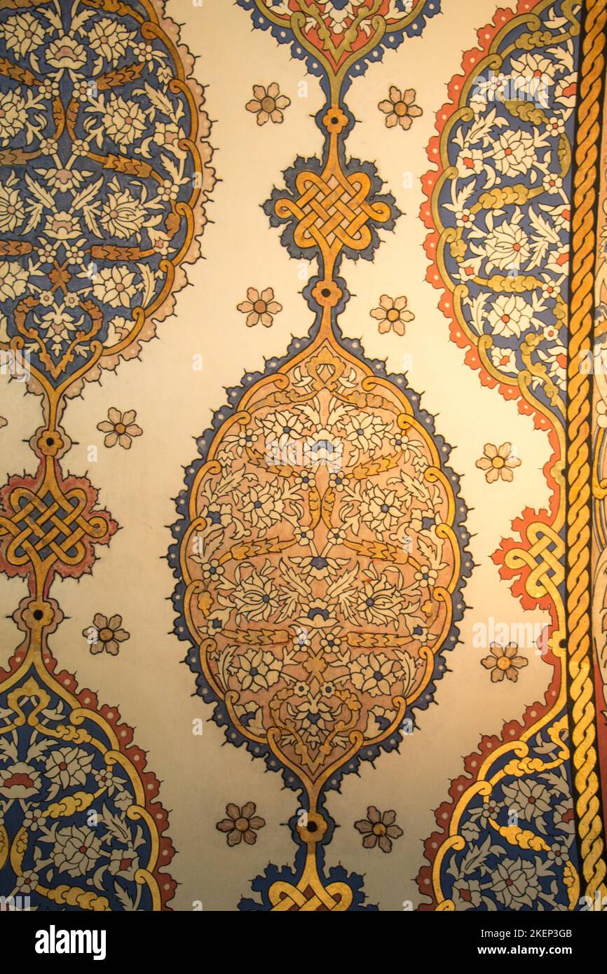Example of applied Ottoman art patterns Stock Photo - Alamy