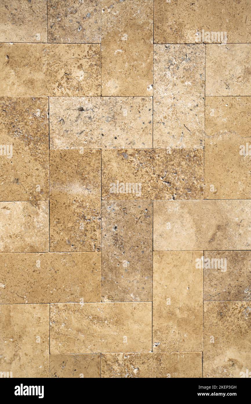 Decorative cubic stone wall as background texture Stock Photo - Alamy