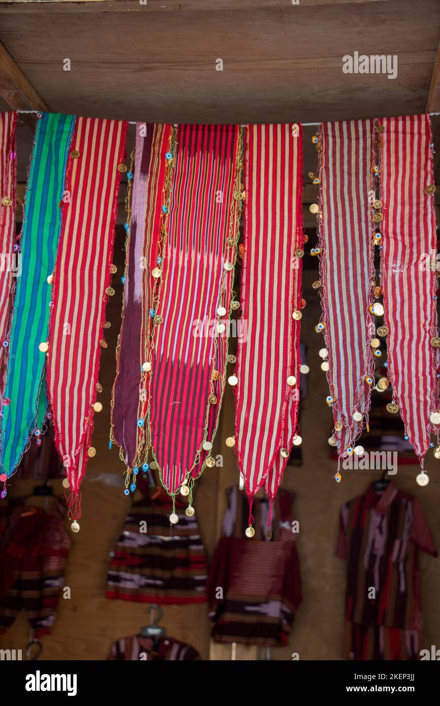 Turksih traditional woman scarf with some embroidery Stock Photo - Alamy