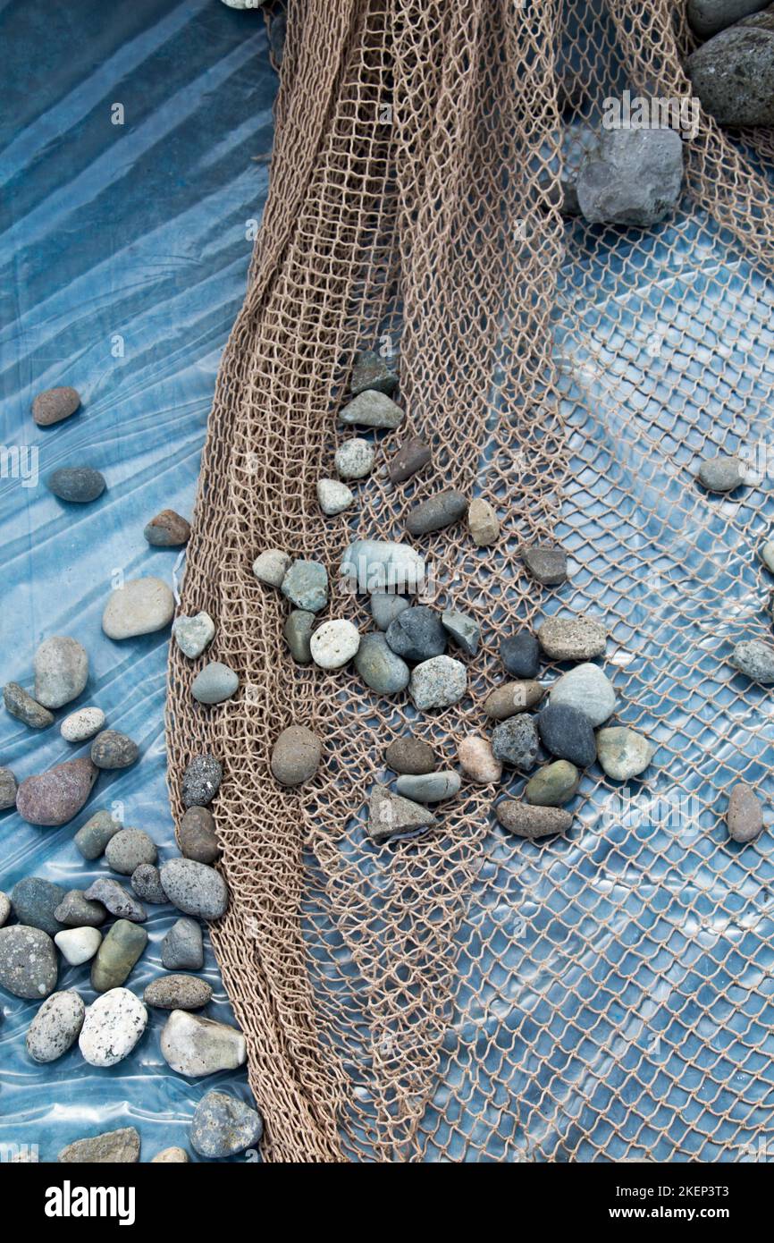 Background texture consist of full of little pebbles Stock Photo - Alamy
