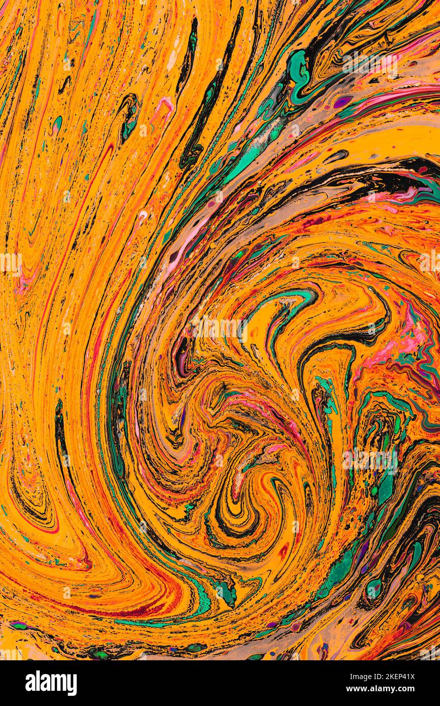 Traditional marbling artwork patterns as colorful abstract background ...