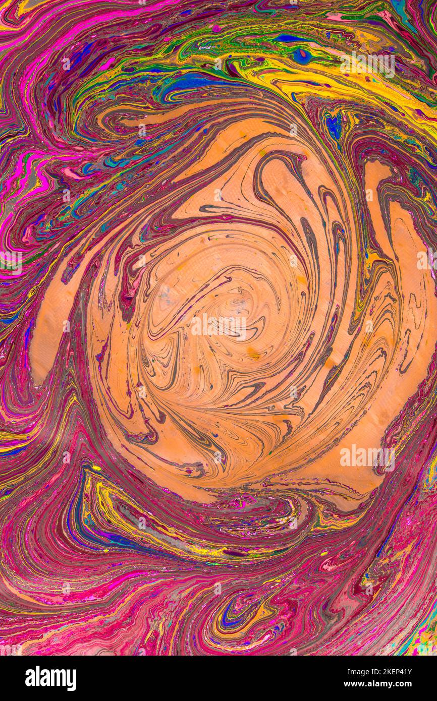 Traditional marbling artwork patterns as colorful abstract background ...