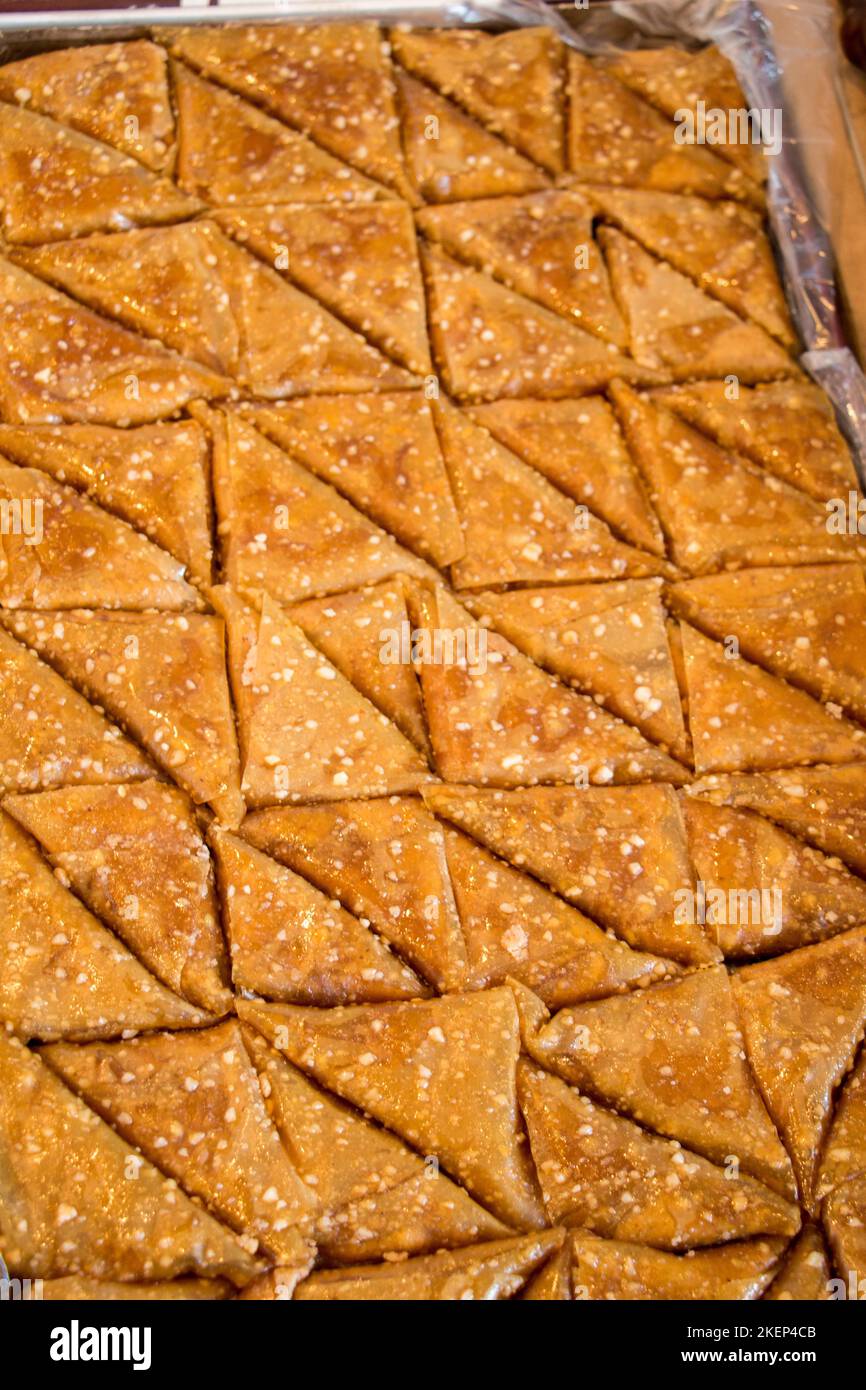 Turkish style fruit dried pulp as snack food Stock Photo - Alamy
