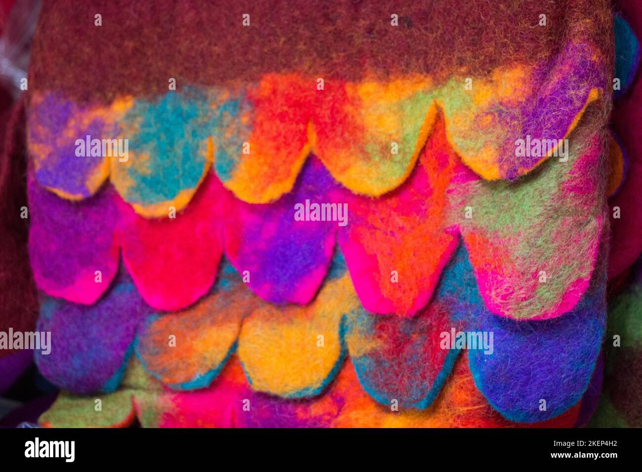 Colorful objects make mixed multi color background Stock Photo - Alamy