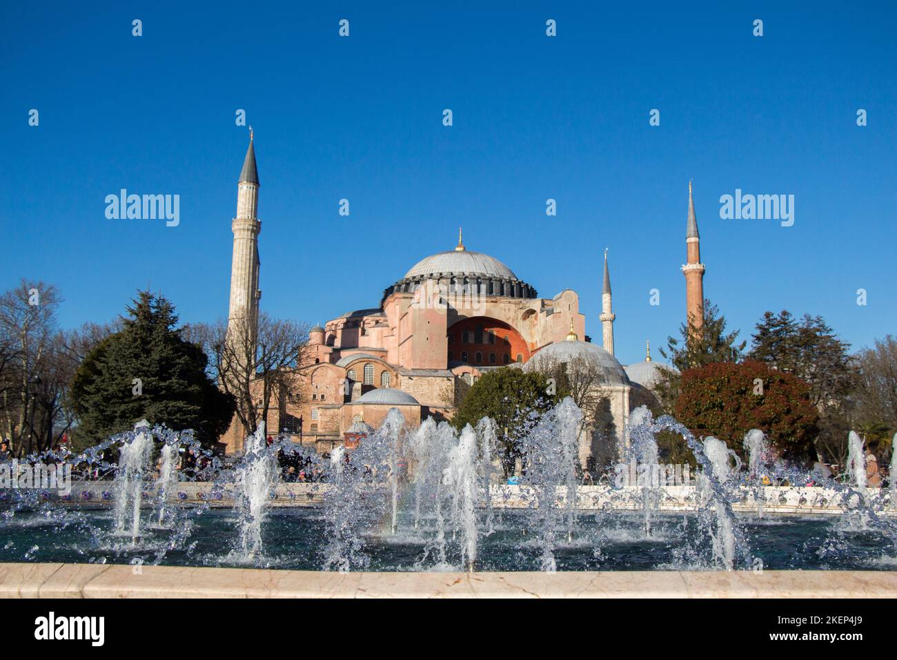 Hagia Sophia in Istanbul, the world famous monument of Byzantine ...