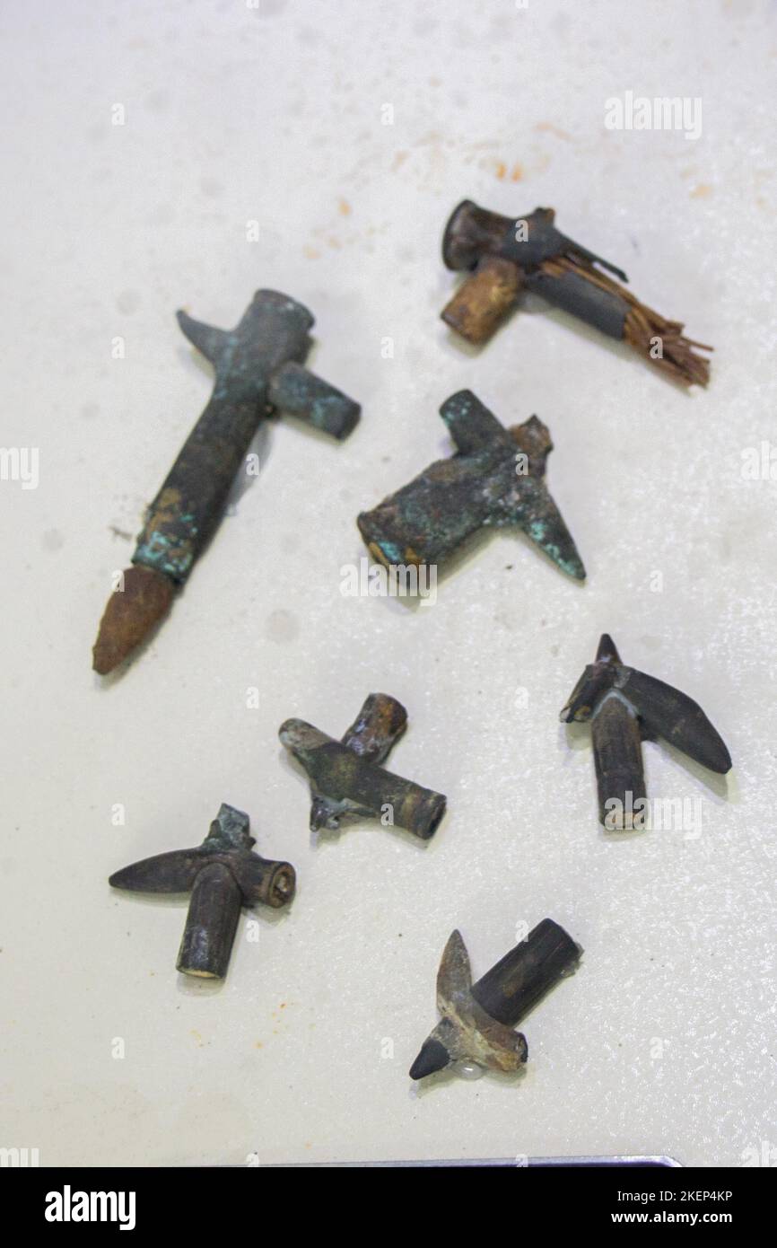 Two bullets collide midair from hi-res stock photography and images - Alamy