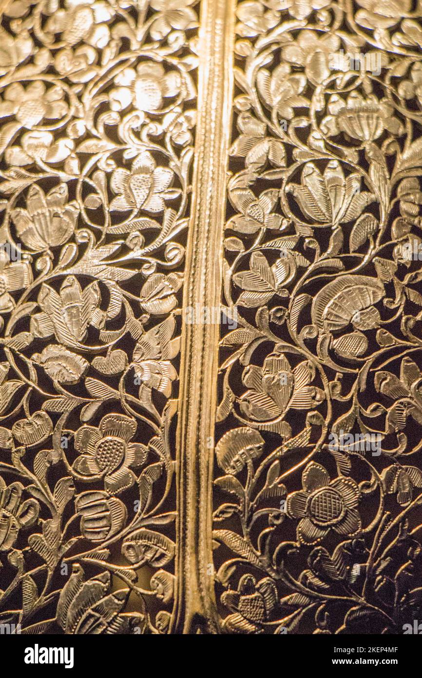 Floral art pattern example of the Ottoman time Stock Photo - Alamy