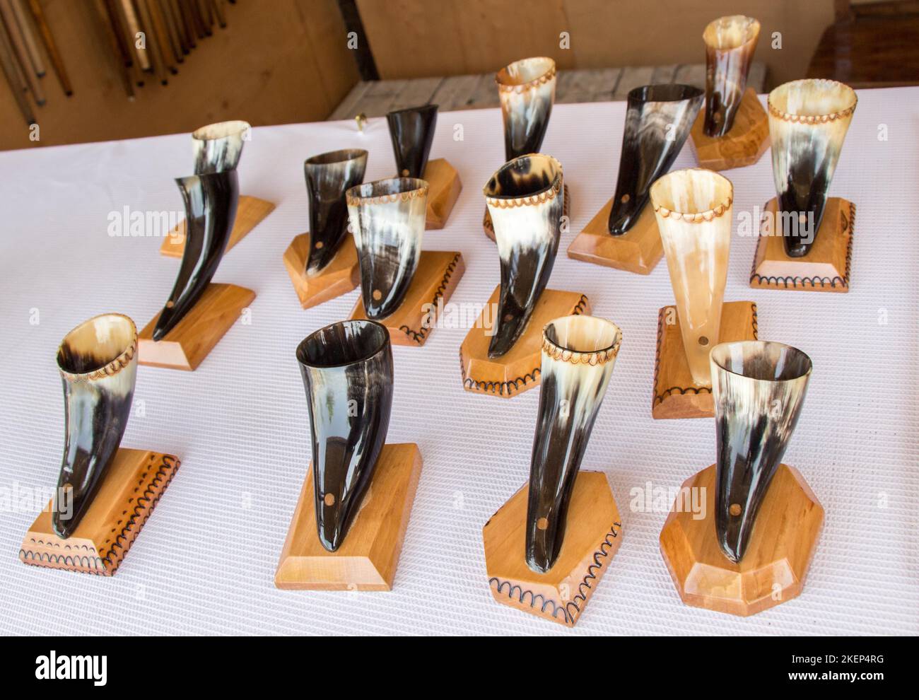 Decorative horns hi-res stock photography and images - Alamy