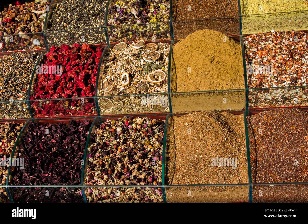 Dry herbal plant at the market place for sale Stock Photo - Alamy