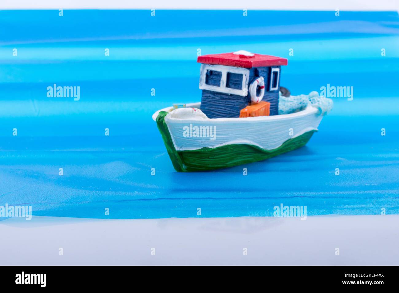 Little blue boat hi-res stock photography and images - Alamy
