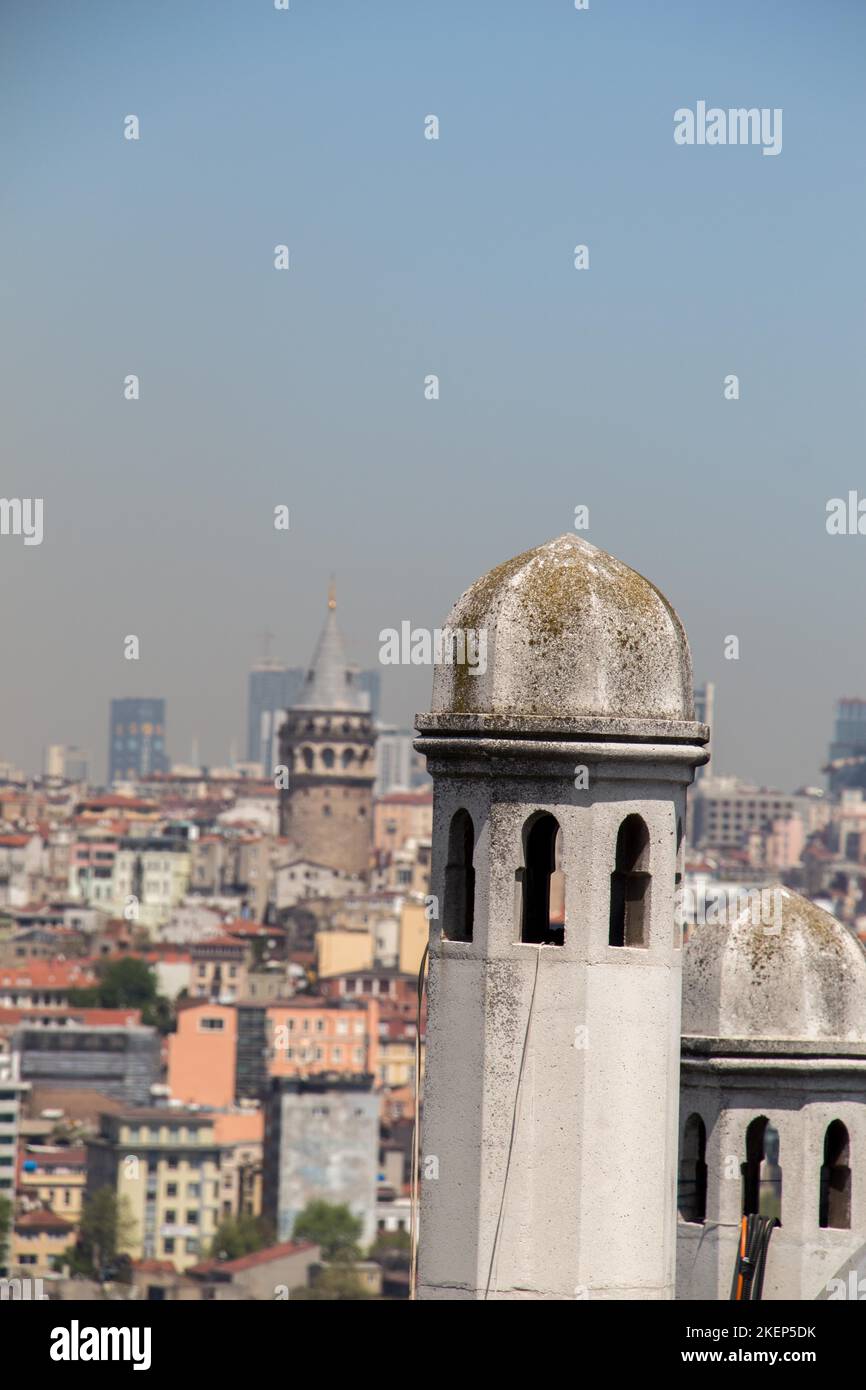 Fine example of ottoman Turkish tower architecture masterpieces Stock ...