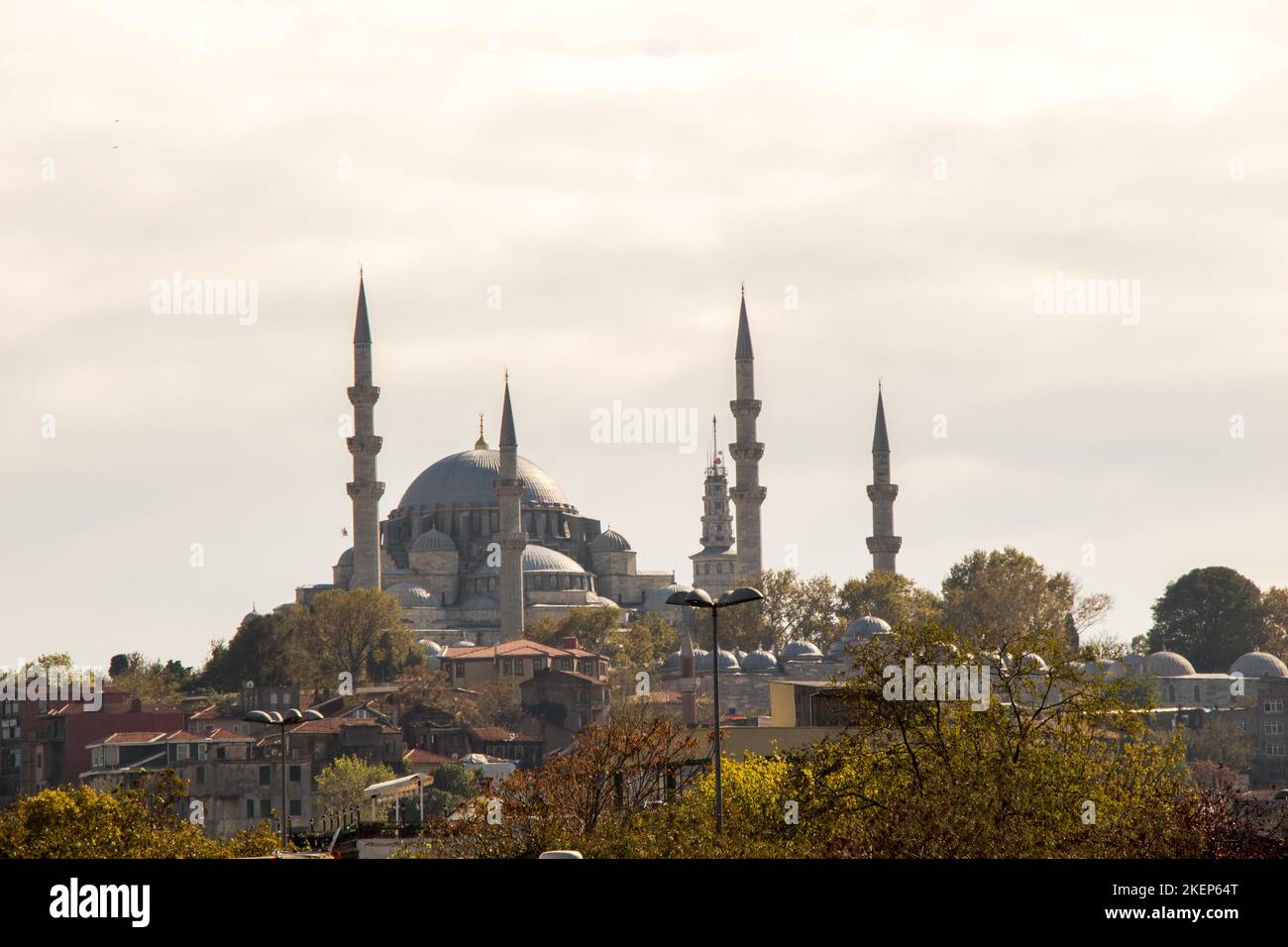 Outer view of Ottoman style mosque in Istanbul Stock Photo - Alamy