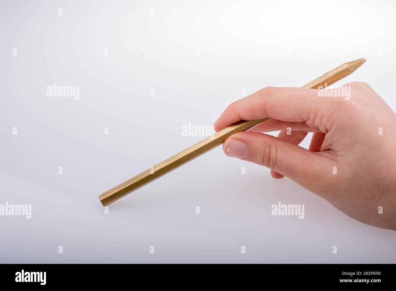 Hand Holding Pencil Png