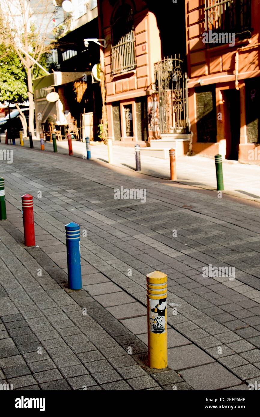 Texture background of a cobblestone paved street Stock Photo - Alamy