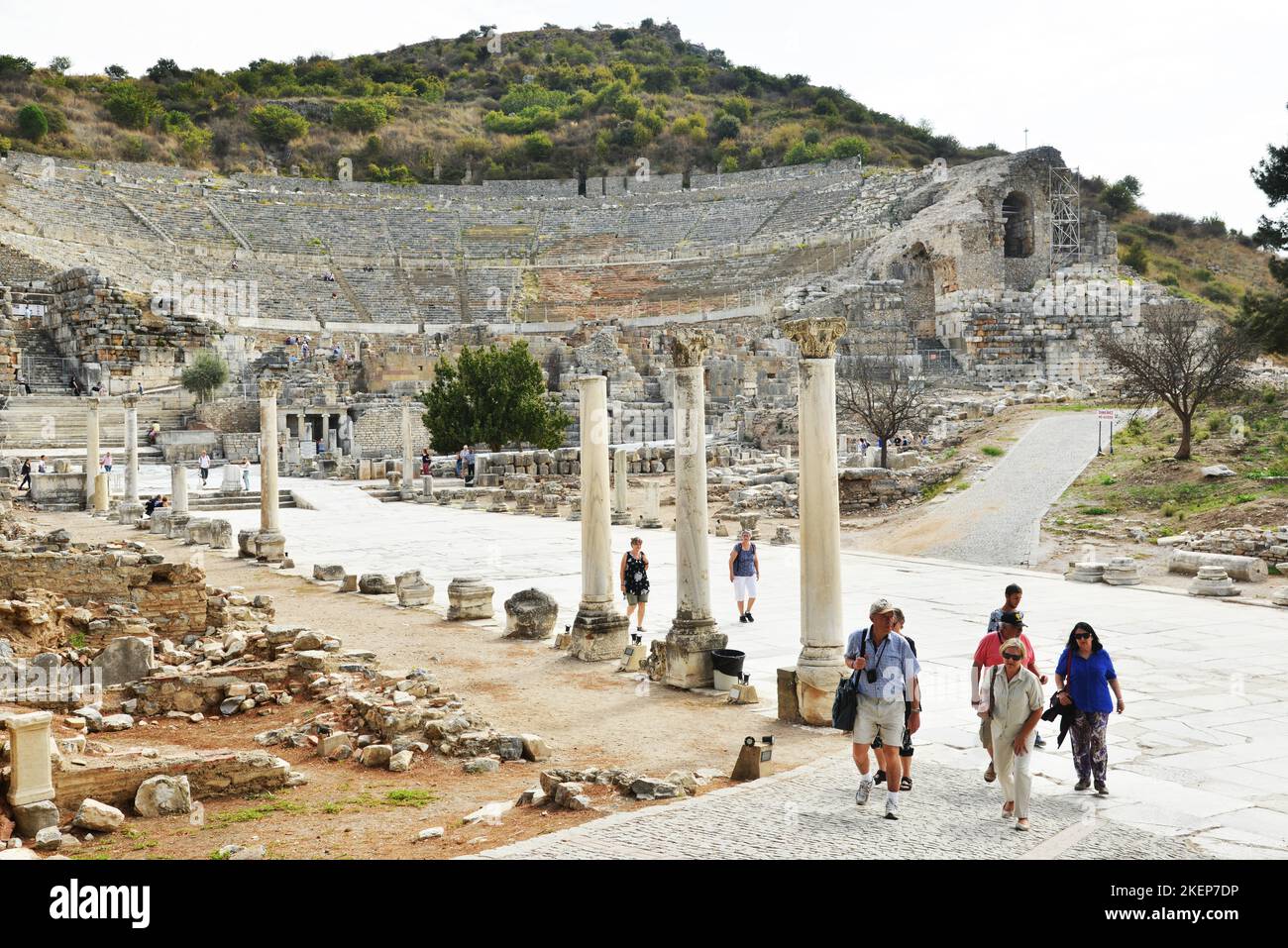 TUR, Turkey, Ephesus: Tourists encounter impressive evidence of Roman ...
