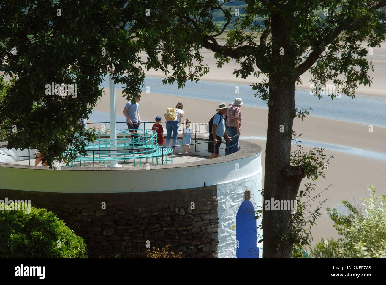 Portmeirion, tourist village in Gwynedd, North Wales Stock Photo - Alamy