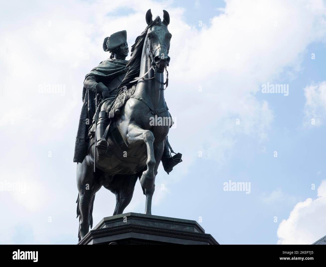 King Frederick the Great, equestrian statue, Unter den Linden, Berlin ...