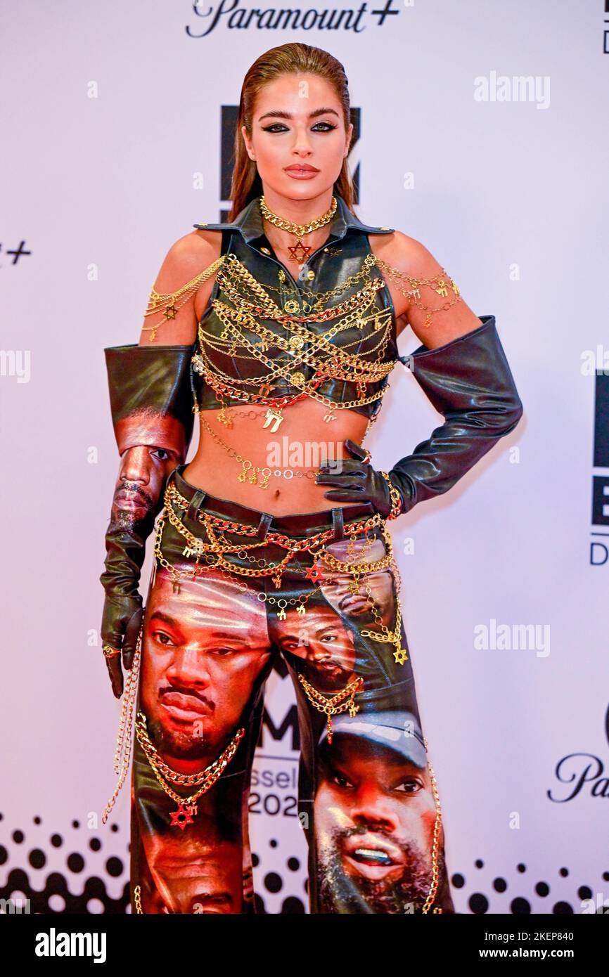 Noa Kirel attending the 2022 MTV EMAs at the PSD Bank Dome in ... Noa Kirel attending the 2022 MTV EMAs at the PSD Bank Dome in ...