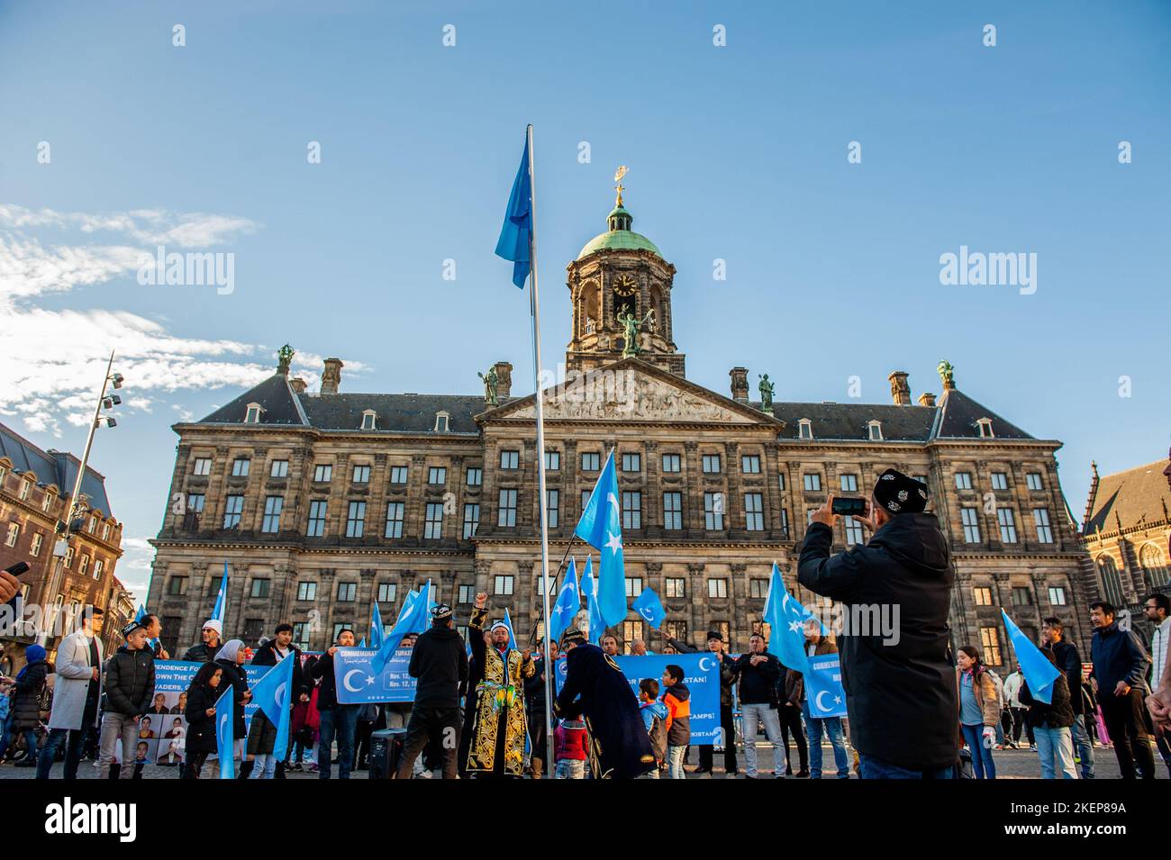 East turkistan flags hi-res stock photography and images - Alamy