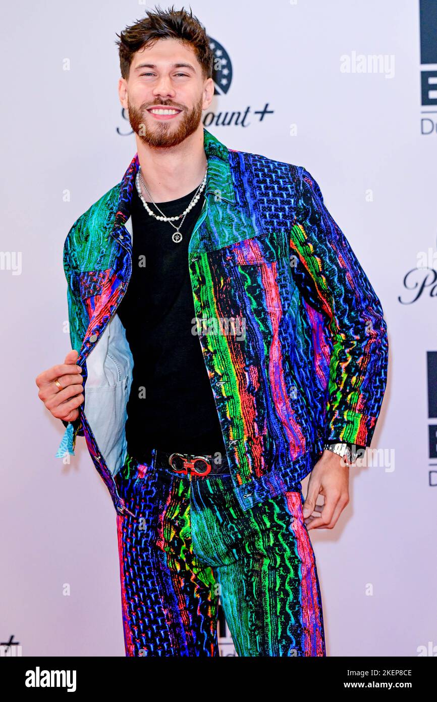 Jack Fowler attending the 2022 MTV EMAs at the PSD Bank Dome in ...