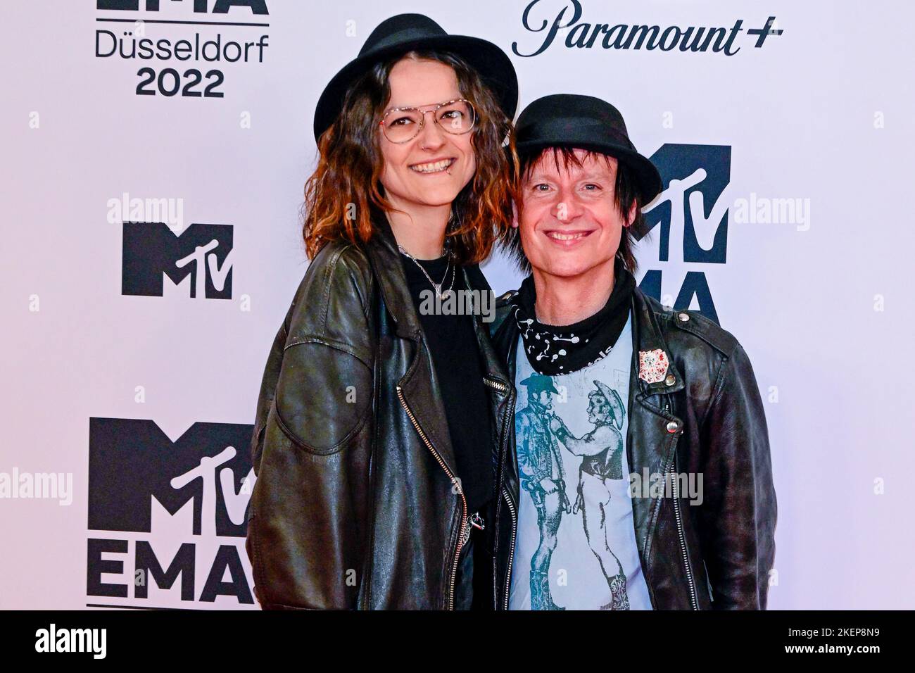 Vom Ritchie attending the 2022 MTV EMAs at the PSD Bank Dome in ...