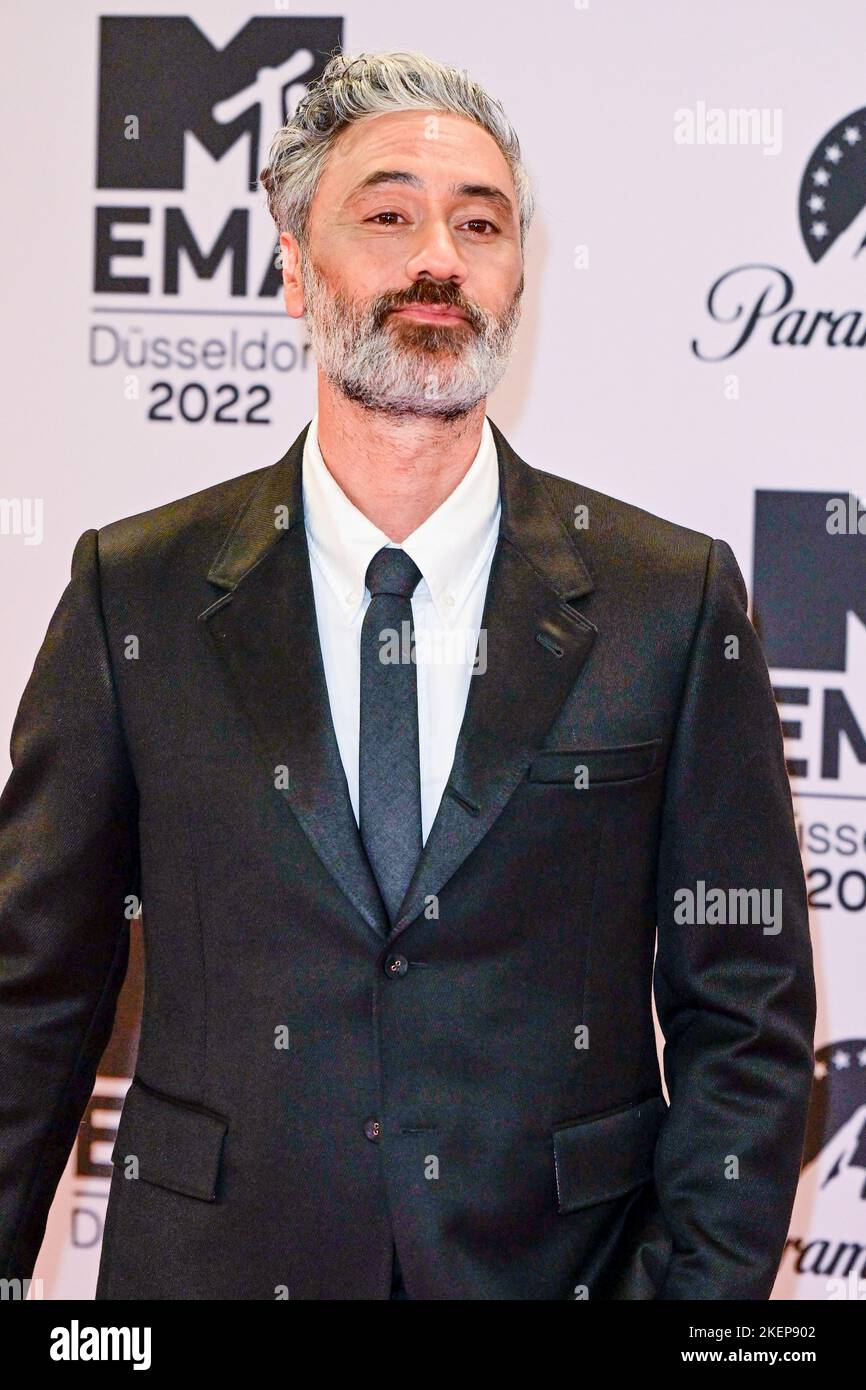 Taika Waititi attending the 2022 MTV EMAs at the PSD Bank Dome in ...